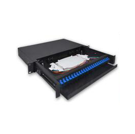 ODF 12 ports Retráctil SM E2000/APC completa – Cableparts Net